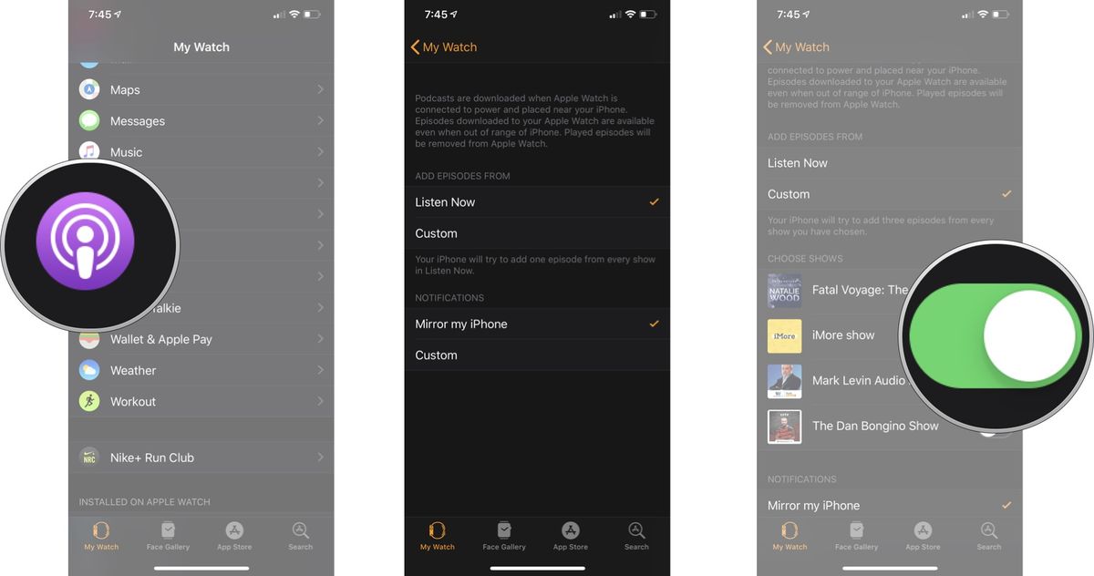How to use the Podcasts app on Apple Watch | iMore
