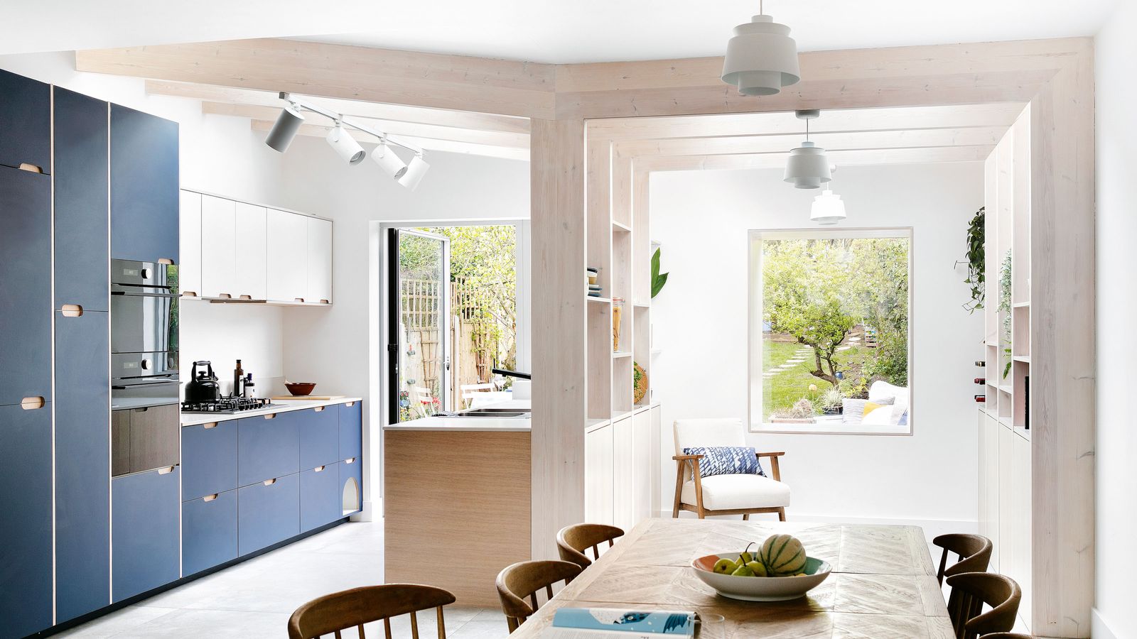 See how a broken plan kitchen design worked in this home | Ideal Home