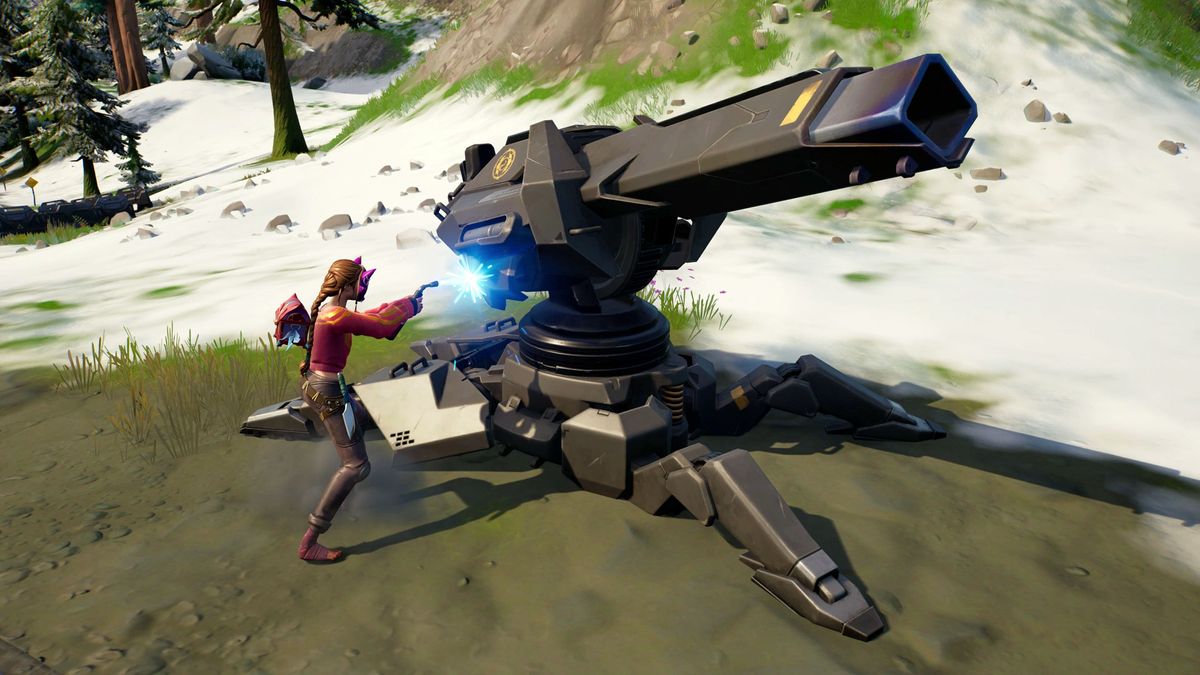 Fortnite mounted turrets | GamesRadar+