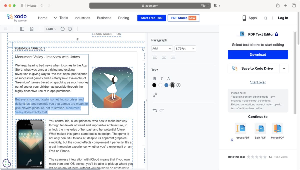 Xodo PDF editor review | TechRadar