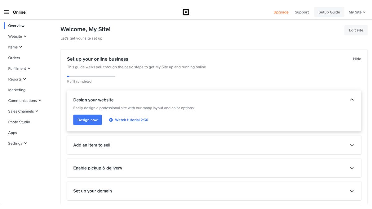 Square Online website builder review | Tom's Guide