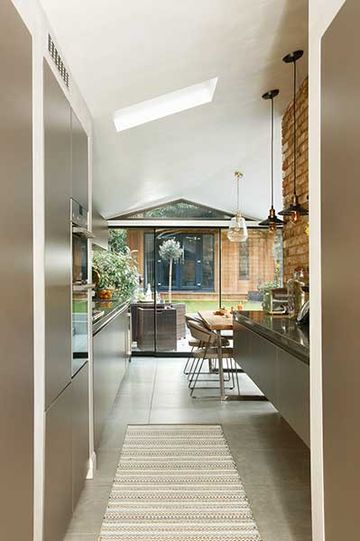 Real home: an industrial-style glazed kitchen extension | Real Homes