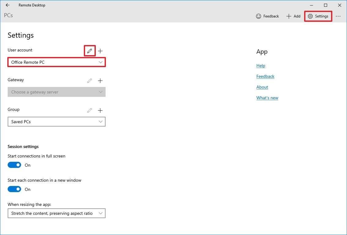 How to use Remote Desktop app to connect to a PC on Windows 10 ...