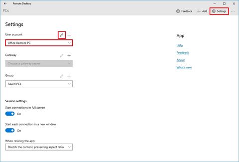 How to use Remote Desktop app to connect to a PC on Windows 10 ...