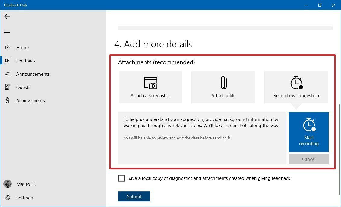 How to send feedback about Windows 10 to Microsoft | Windows Central