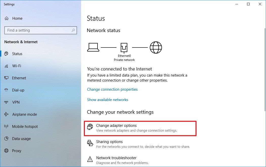 How to enable or disable Wi-Fi and Ethernet network adapters on Windows ...