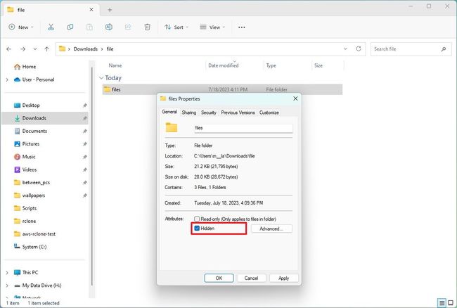 How to hide (or unhide) files on Windows 11 | Windows Central