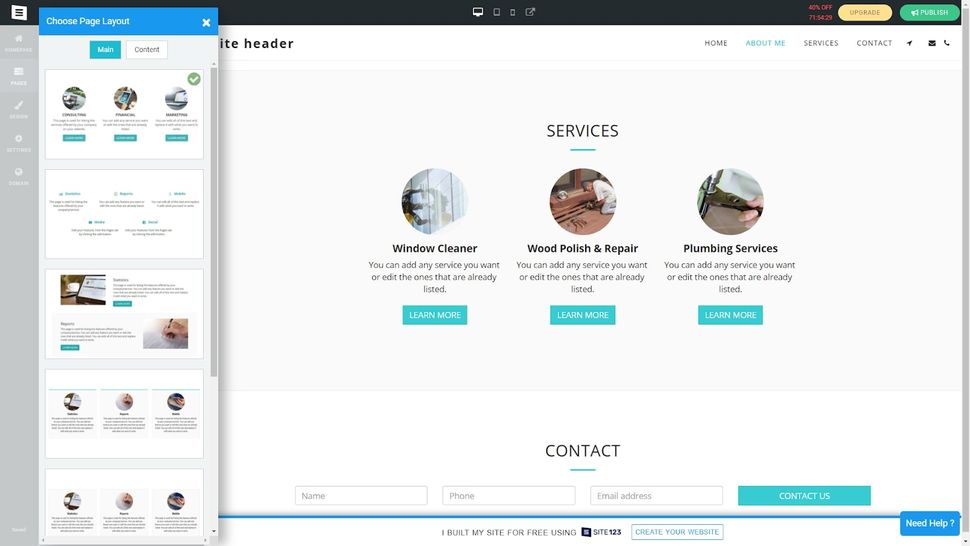 Site123 website builder review | Tom's Guide