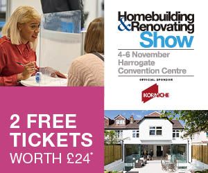 Get two free tickets to November's Homebuilding Shows | Homebuilding