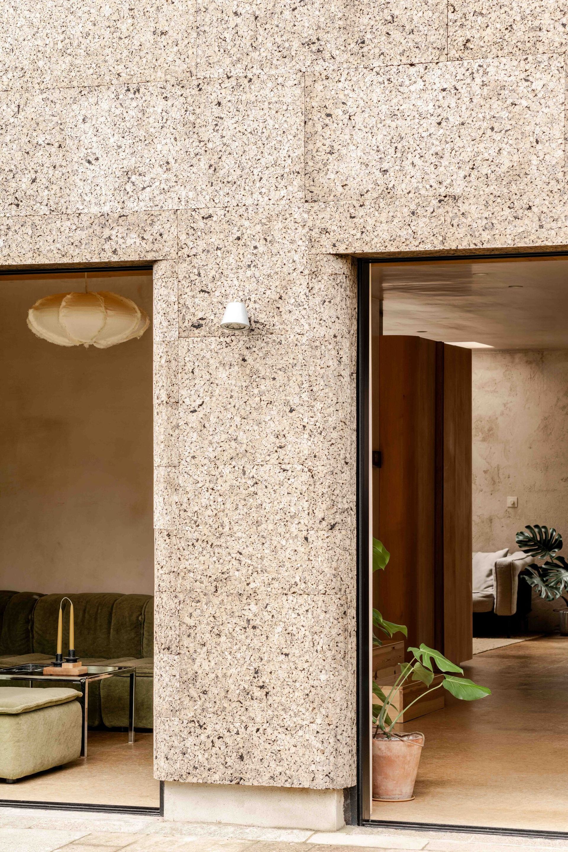 Clad in Cork, This 70s Retrofit is Luxe Low-Impact Living | Livingetc