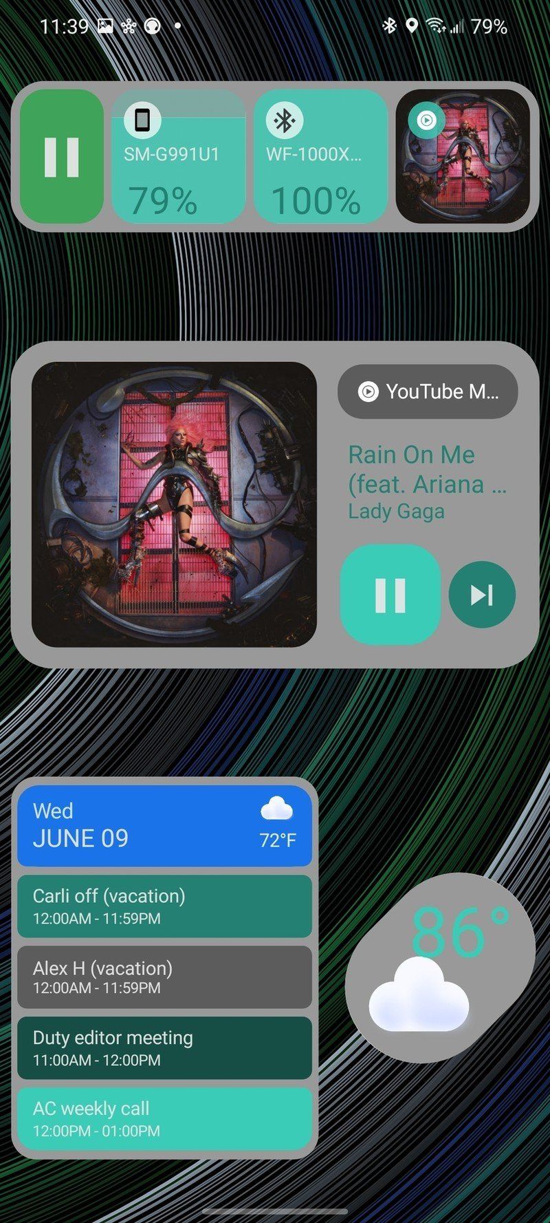 How to get Android 12 widgets on your phone today with KWGT | Android ...