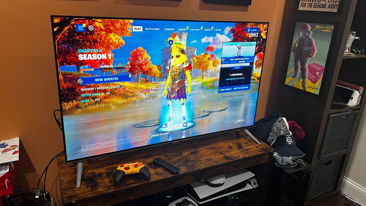 I finally bought the massive 4K OLED gaming monitor I’ve been fiending ...