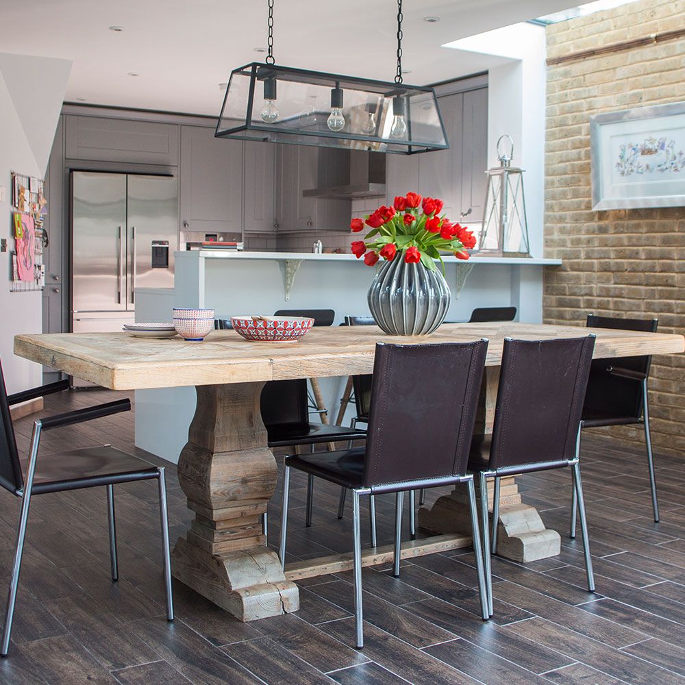 Before and after: from awkward-shaped room to spacious kitchen-diner ...