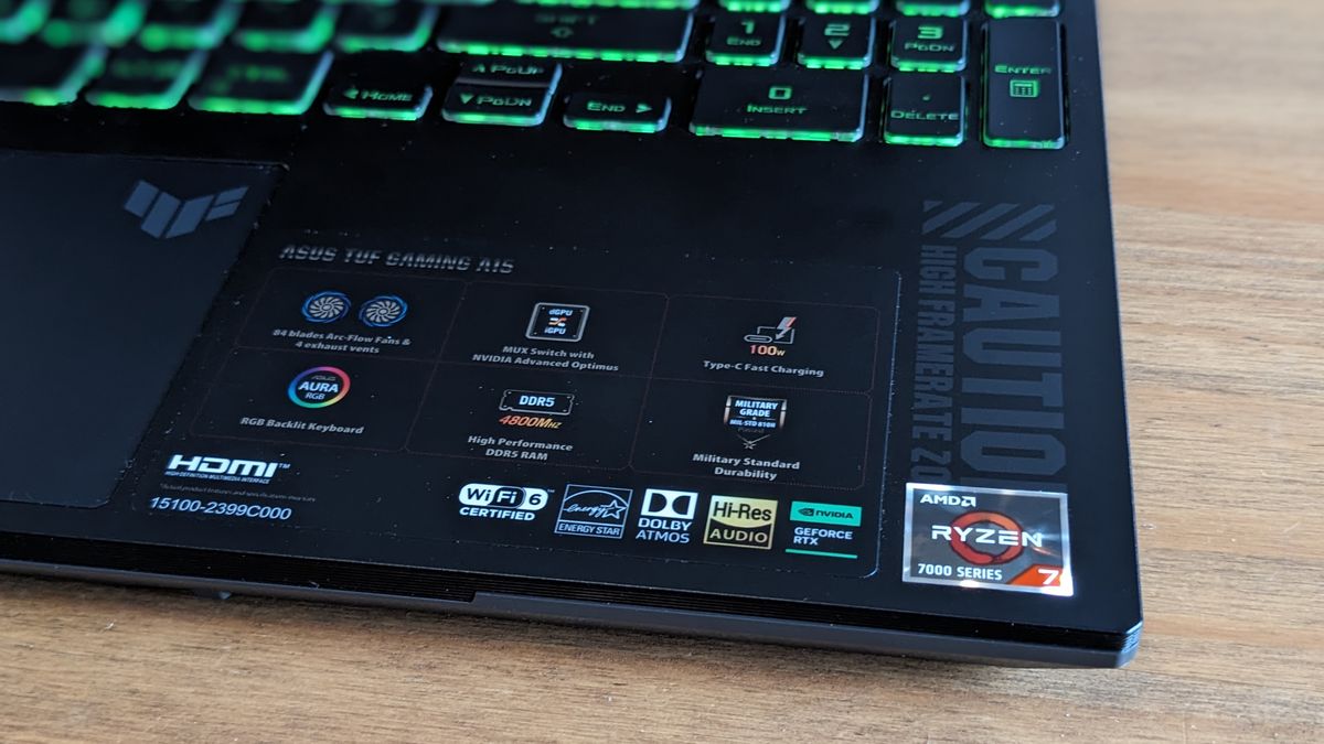 ASUS TUF Gaming A15 review: shining performance on a reasonable budget ...