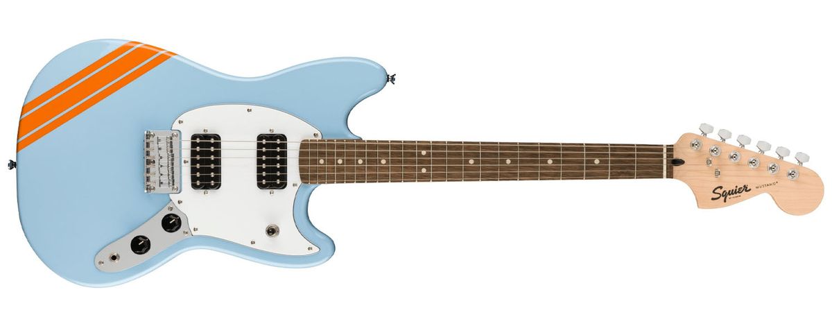 Squier launches FSR Bullet Competition Mustang and HSS Stratocaster ...