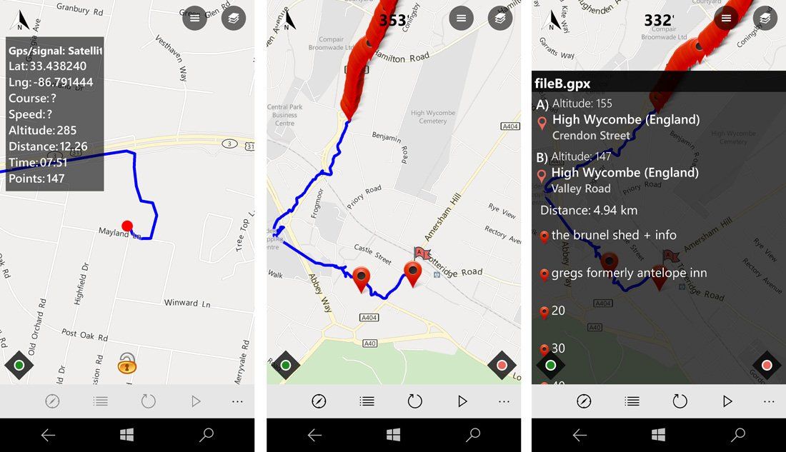 Log your journeys with GPX Viewer and Recorder for Windows 10 | Windows ...