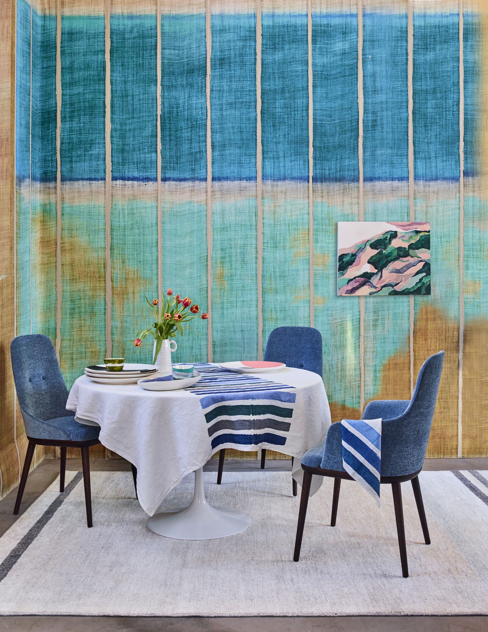 Hockeny-inspired interiors: Vibrant and sunny decorating ideas