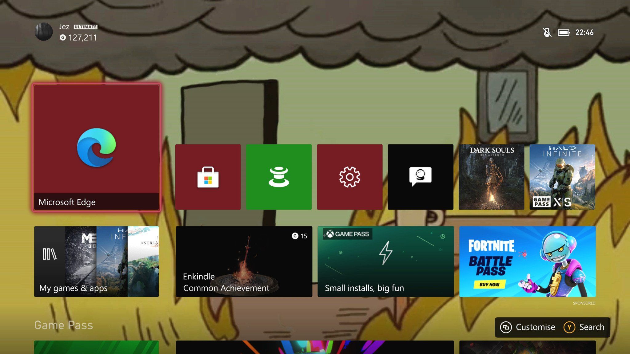 On Xbox, you'll soon be able to set images from Microsoft Edge as your ...