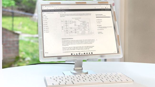 New open-source, high resolution, low-latency E-ink monitor announced ...