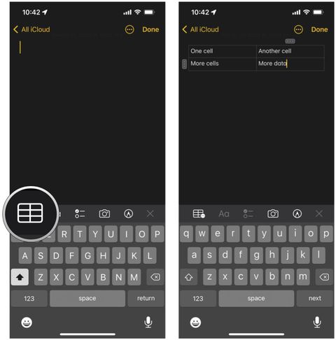 How to use tables in Notes on iPhone and iPad | iMore