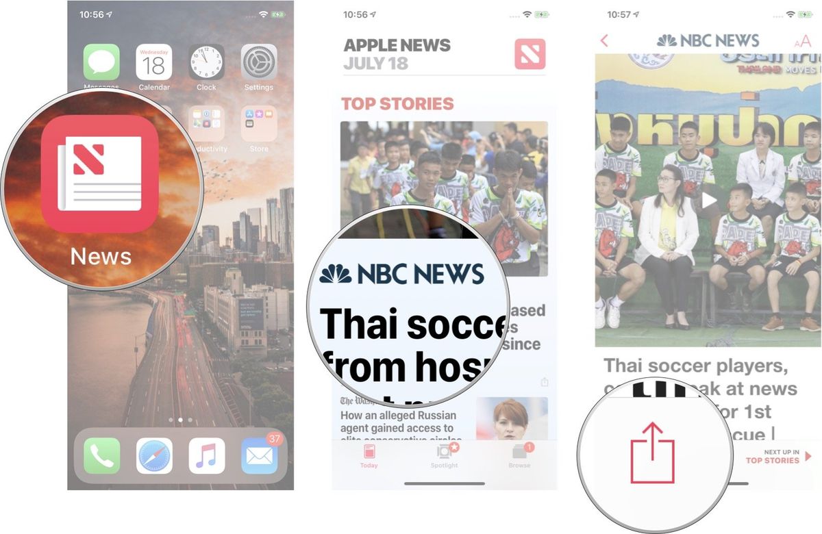 How to like, share, and save stories in Apple News for iPhone and iPad ...