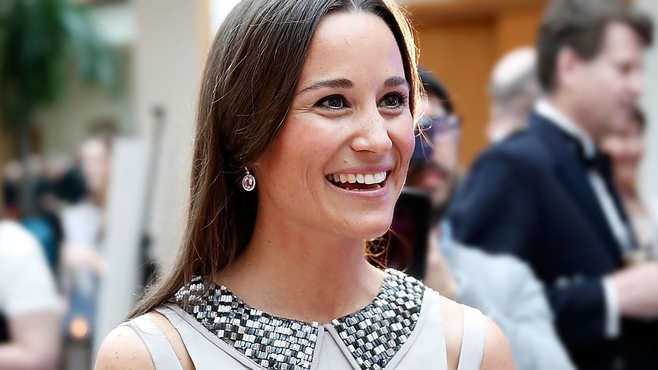 Pippa Middleton Wears Pink Stripe J.Crew Dress | Marie Claire