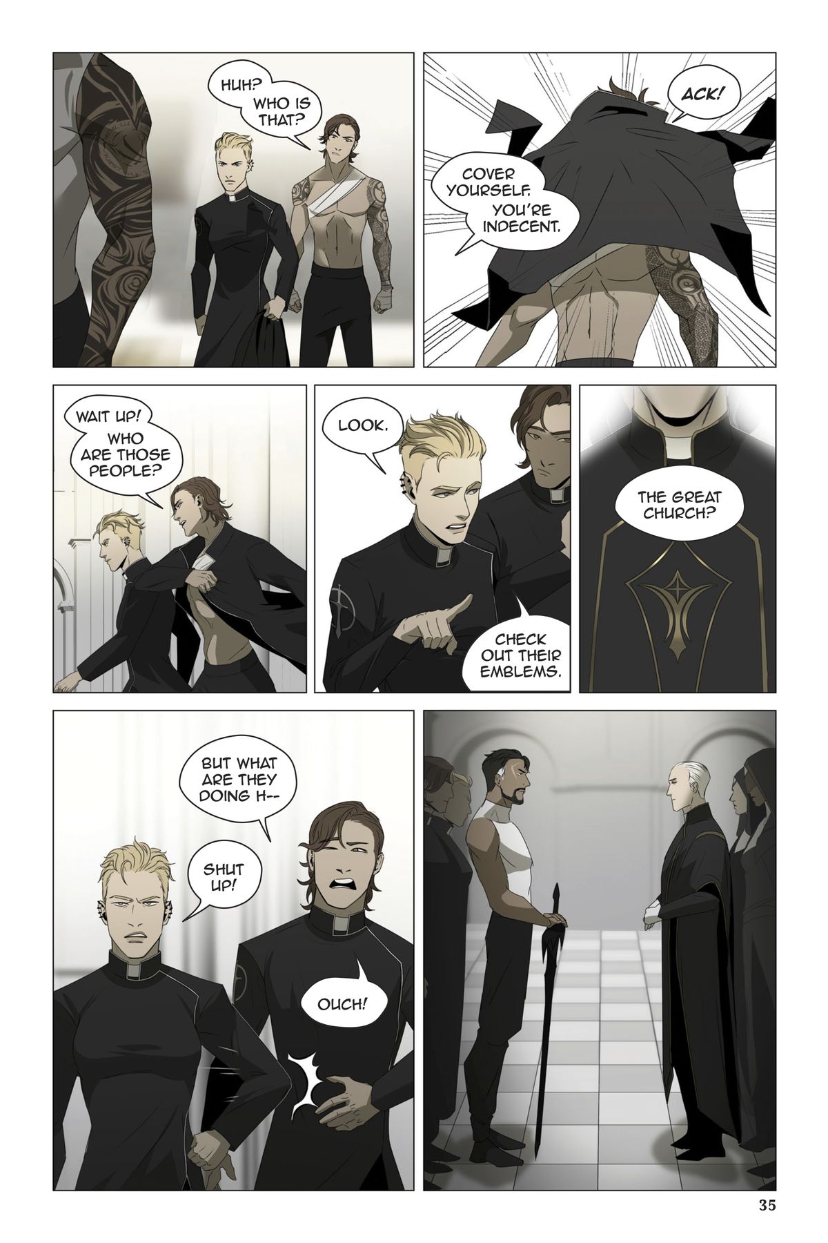 Hit webcomic Covenant is a manga-inspired adventure about "hot priests ...