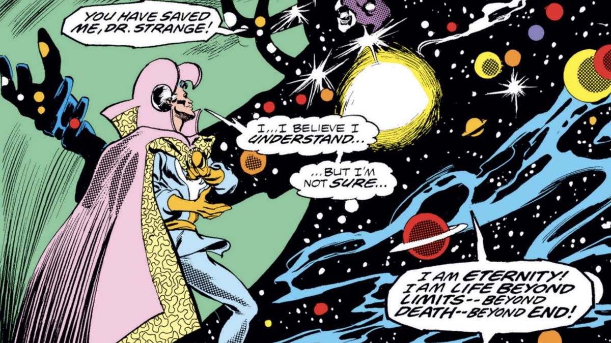 Eternity - the comic history of the cosmic being at the center of Thor ...