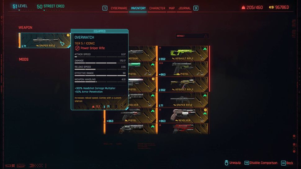 The best Cyberpunk 2077 weapons and guns | GamesRadar+