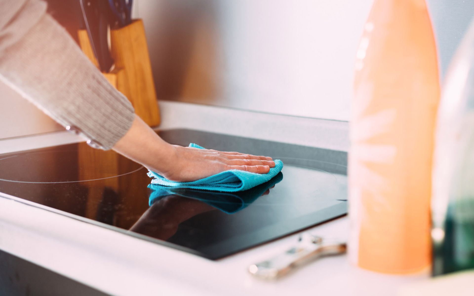 How to clean a stovetop thoroughly to remove burnt-on food | Woman & Home