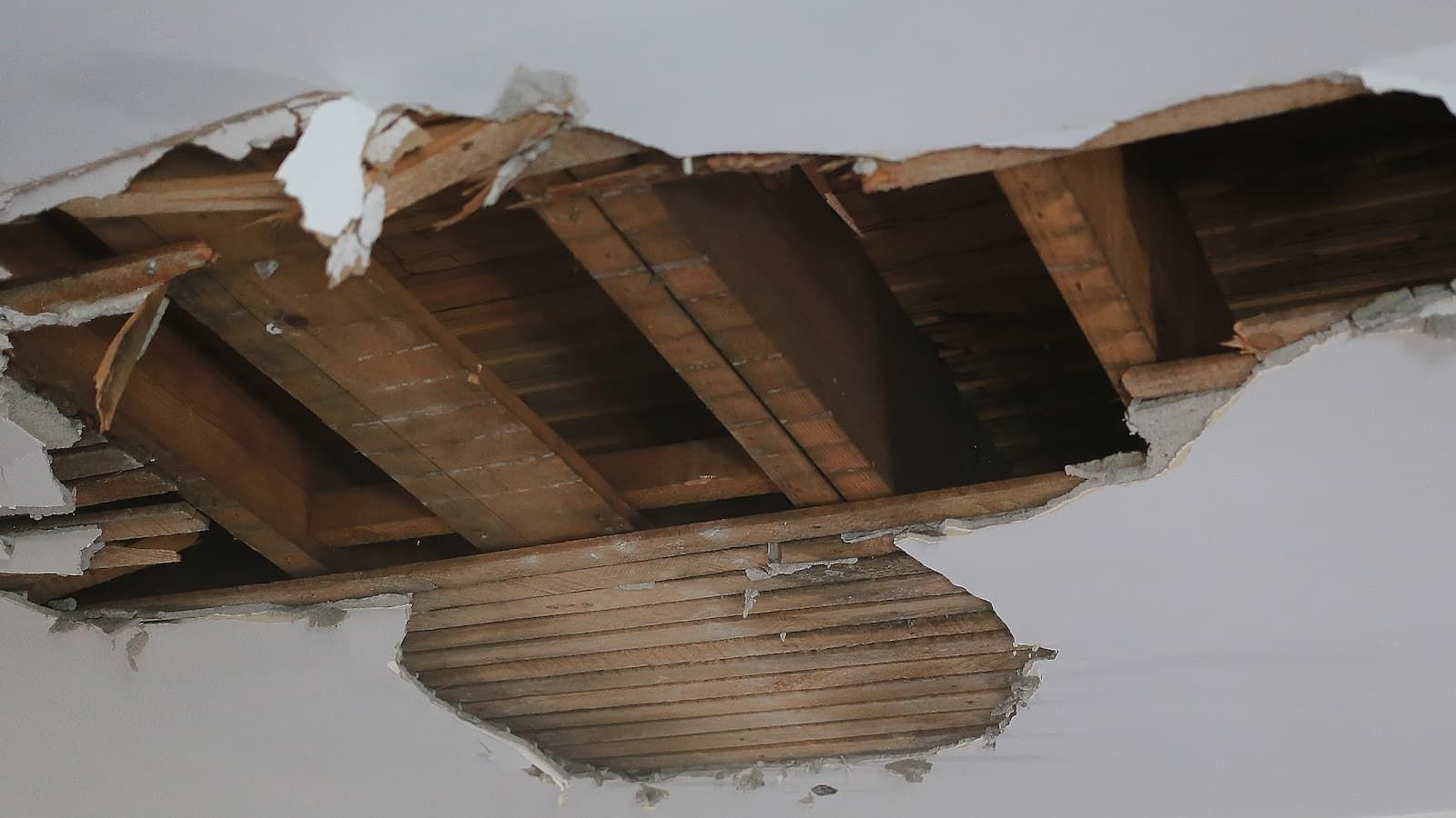 Ceiling collapses after builders abandon loft conversion | Homebuilding