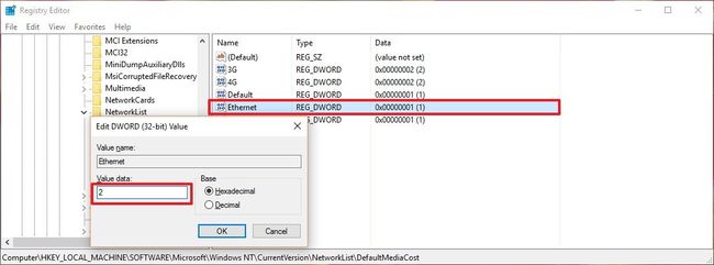 How to set an Ethernet connection as metered on Windows 10 | Windows ...