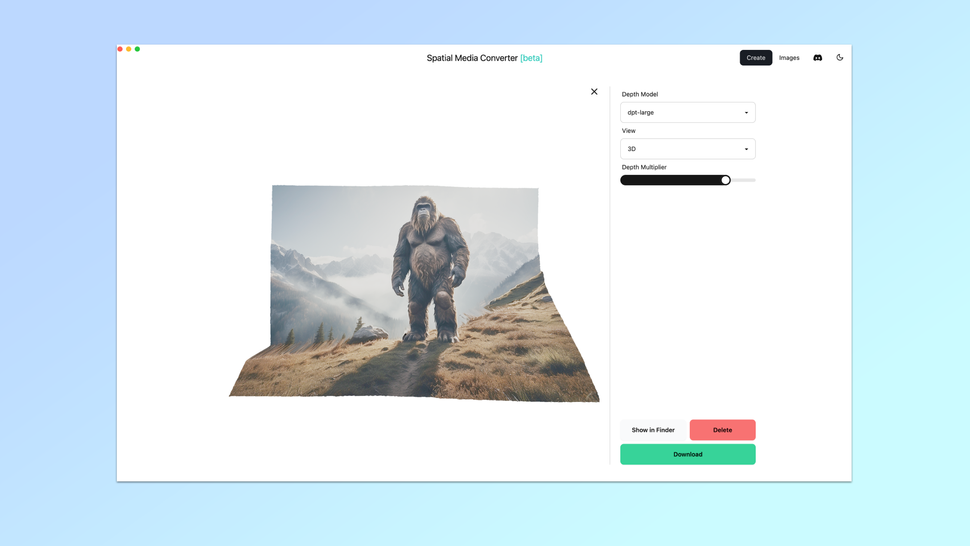 Apple Vision Pro — this new free app turns any image into a 3D spatial ...