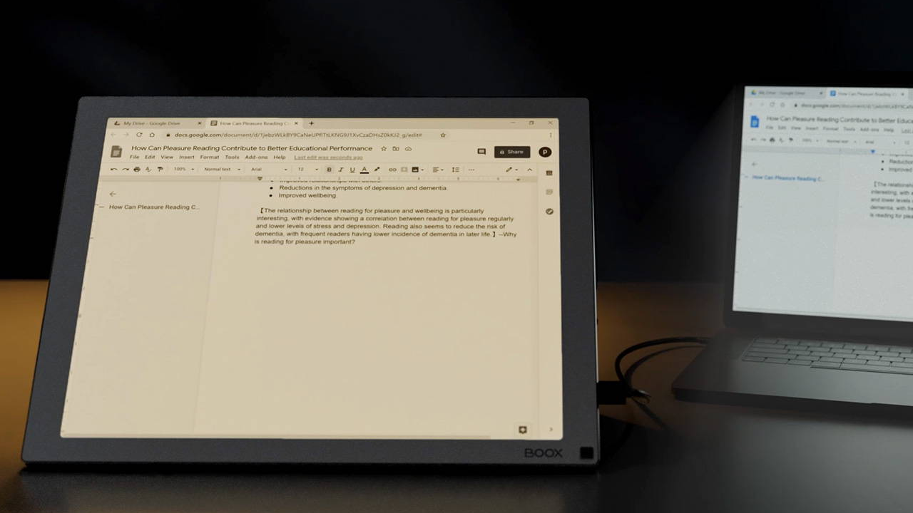 Boox's E-Ink External Monitor for Laptops Available, 25-Incher Incoming ...