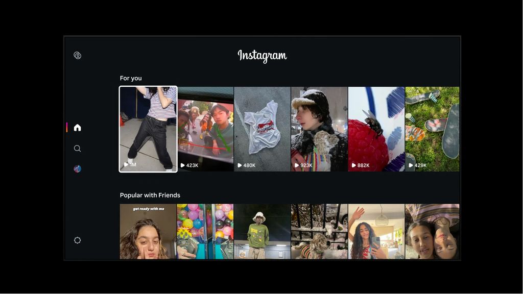 After going all-in on vertical video, Instagram is now coming to TVs ...