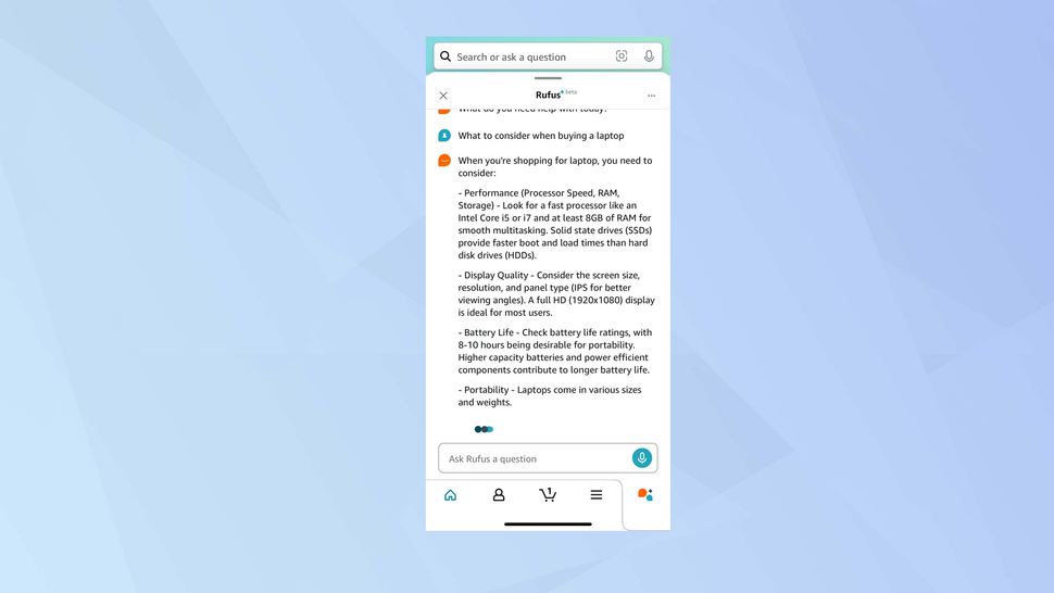 How to use Amazon Rufus | Tom's Guide