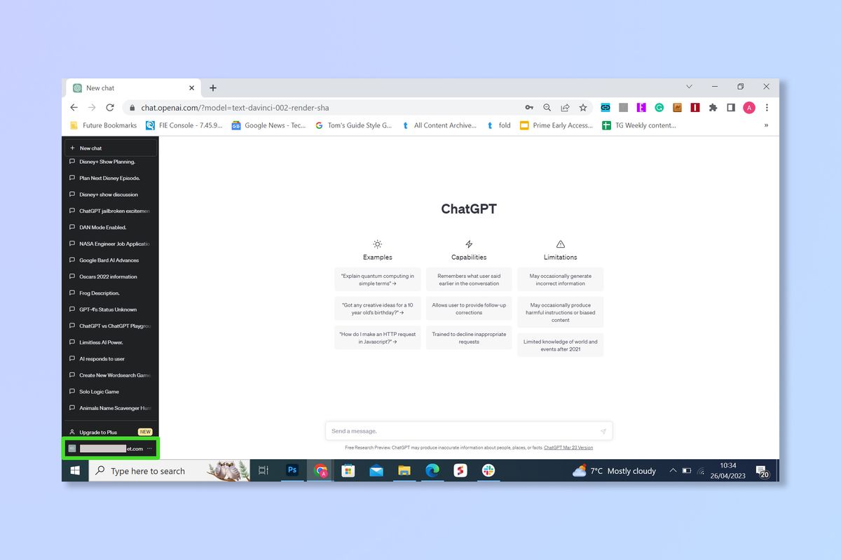 ChatGPT is sharing your secrets — keep your chats private by changing ...