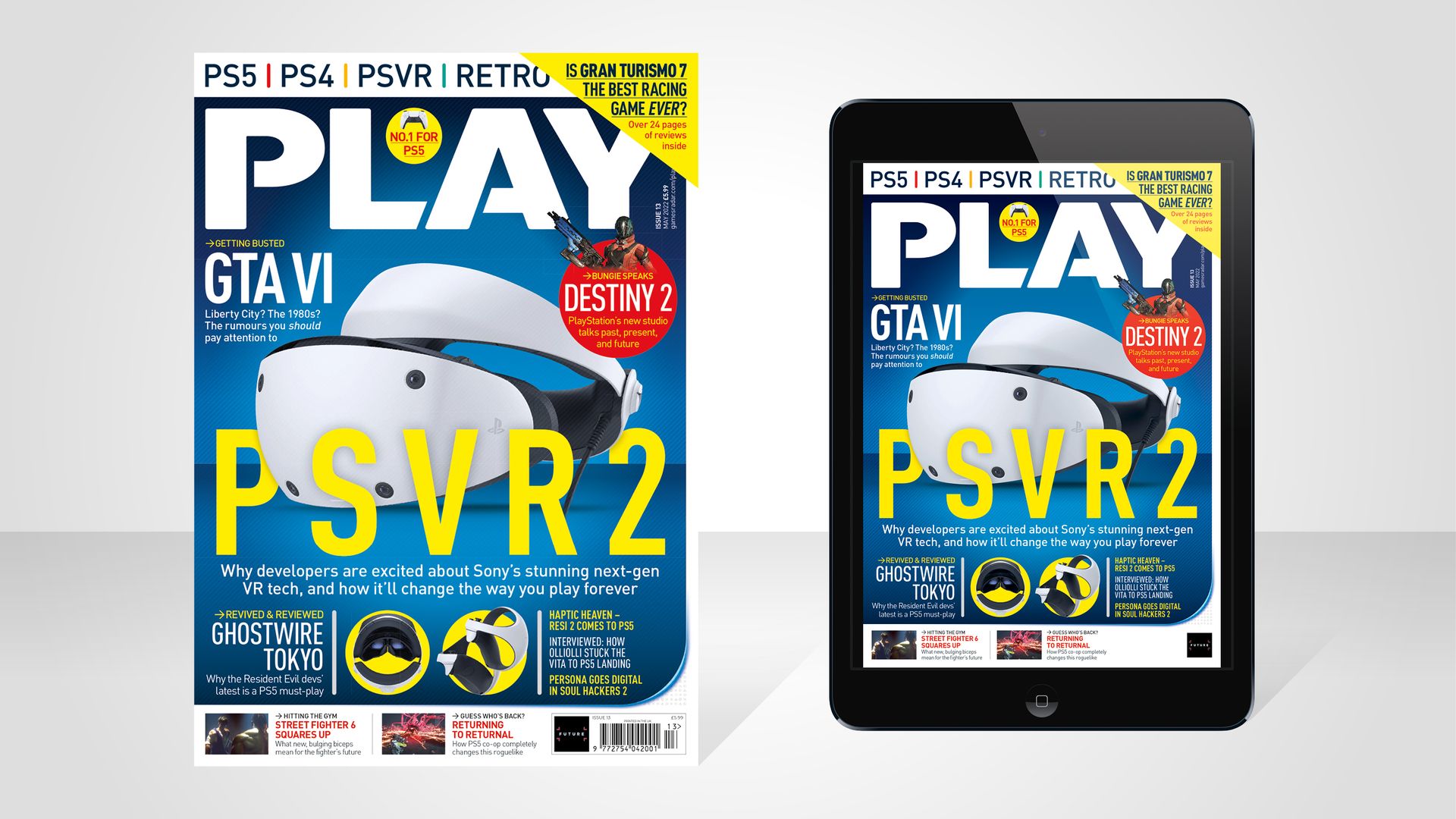 PSVR2 lights up PLAY’s latest cover | GamesRadar+