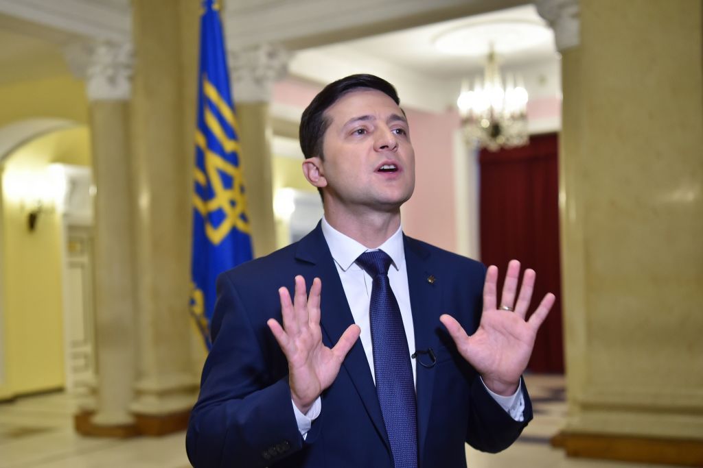 A Ukrainian comedian who portrays the country's president on TV is one ...