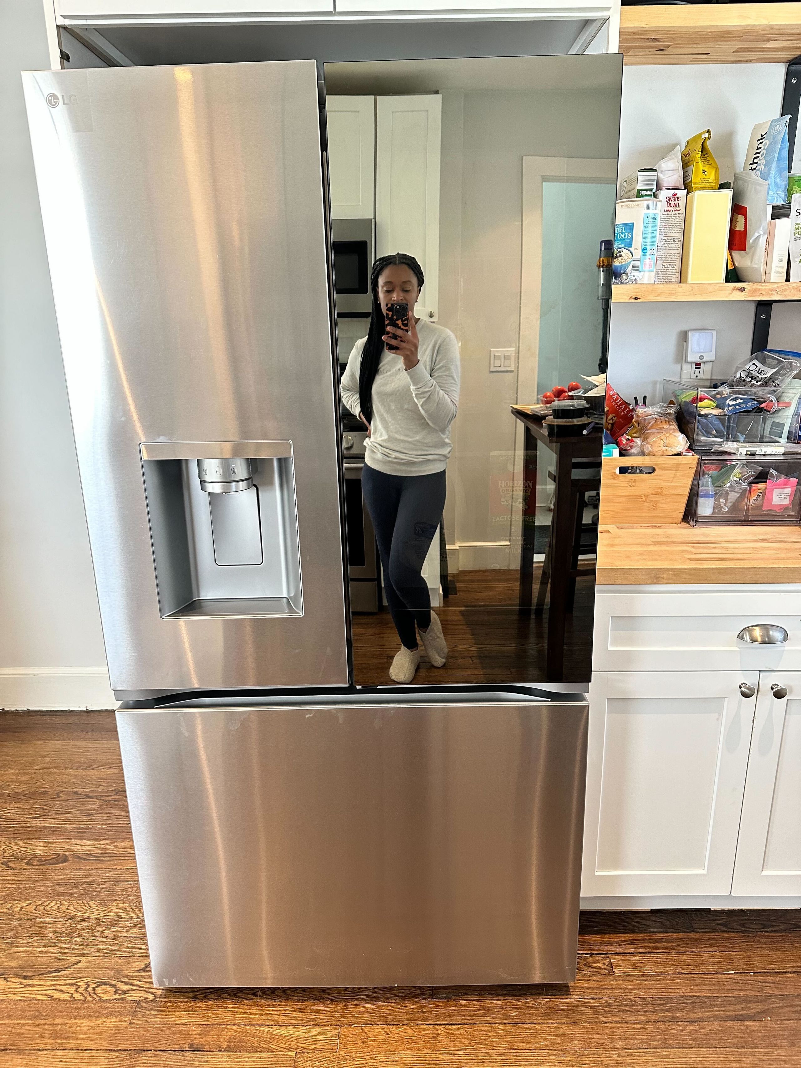 LG Smart Mirror InstaView Refrigerator Review: A Game-Changing, High ...