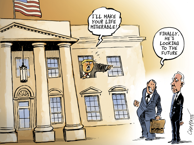 5 witheringly funny cartoons about Trump's sort-of concession | The Week