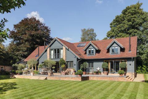 This barn-style self build proves that new homes can be filled with ...