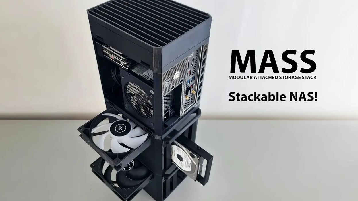 Now you can 3D print a custom, modular, stackable ITX NAS PC | Tom's ...