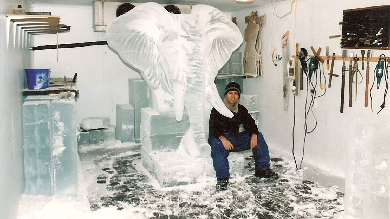 ‘Someone wanted a two metre block of ice with a cardboard cutout of ...