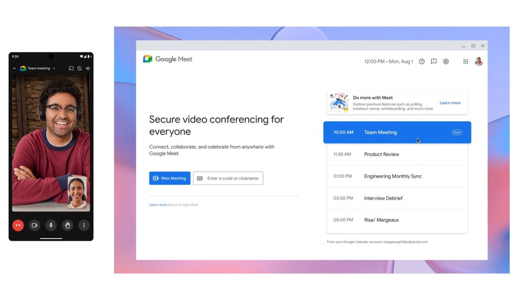 How to switch devices on Google Meet | Laptop Mag