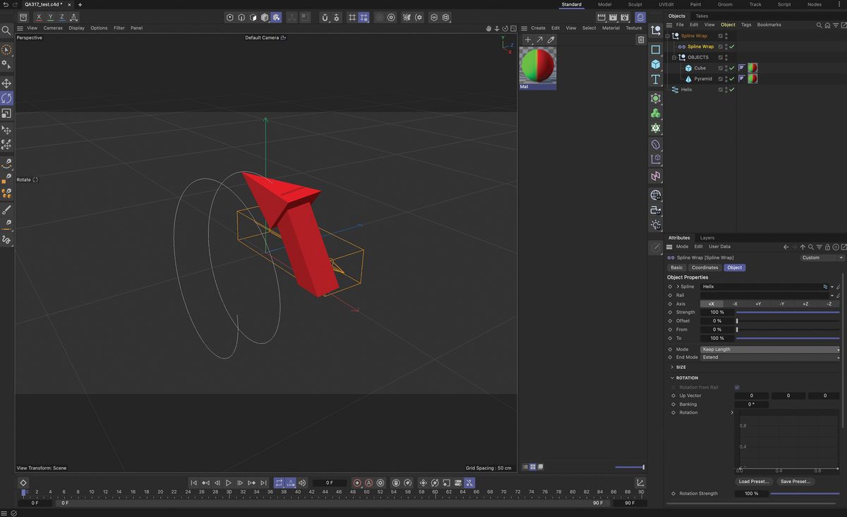 How to animate an object along a spline in Cinema 4D | Creative Bloq