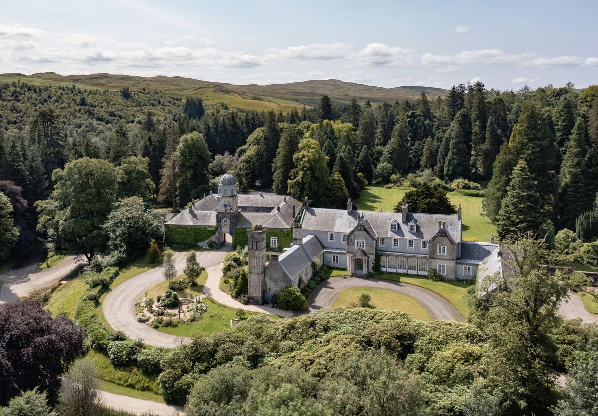 A meticulously restored Scottish estate for sale, dripping with history ...