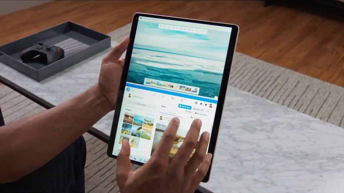 Windows 11 is built for touch, including gestures and improved snapping ...