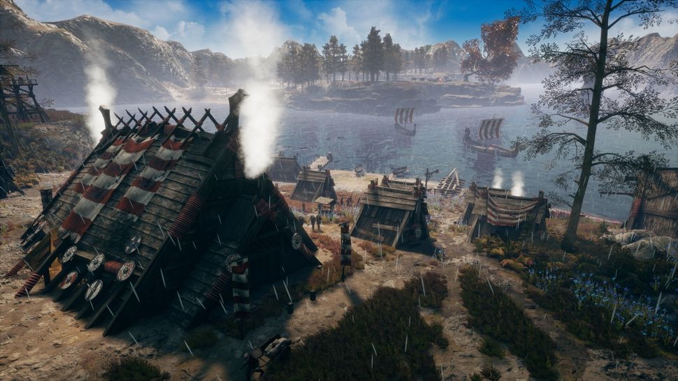 This Viking city builder throws in RTS combat and raids | PC Gamer