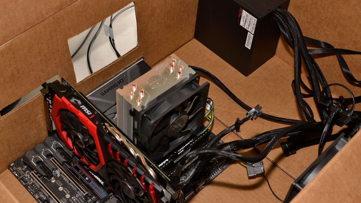 Forget Nintendo Labo, we built a PC using a cardboard box | PC Gamer